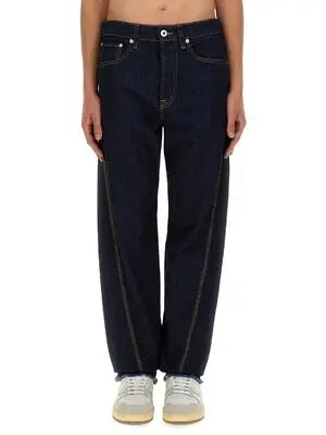 LANVIN Twisted Jeans - Blue