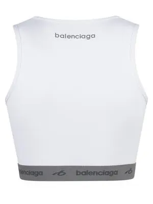 Balenciaga Techwear Bra Tank Top - White