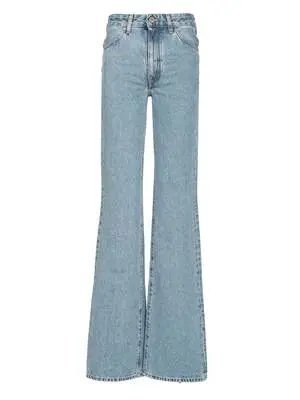Attico Denim Long Trousers - Blue