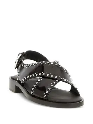 Church's Remi Leather Sandals With Studs