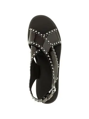 Church's Remi Leather Sandals With Studs