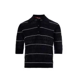 Max Mara Tops Polo Tops - Black