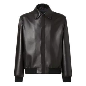 Fendi Jackets Leather Jackets - Black