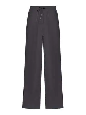 Brunello Cucinelli Wide Leg Trousers With Drawstring - Multicolor