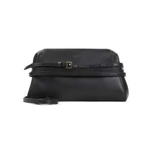 Moschino Belted Shoulder Bag - Black