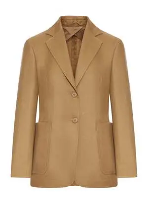 Max Mara Single-breasted Volonta Jacket - Cream