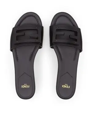 Fendi Slide Baguette In Leather