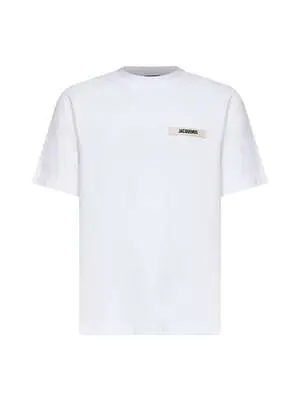 Jacquemus White The Gros Grain T-shirt - Multicolor