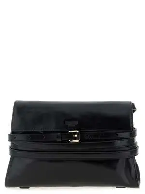 Moschino Tie Me Crossbody Bag - Black