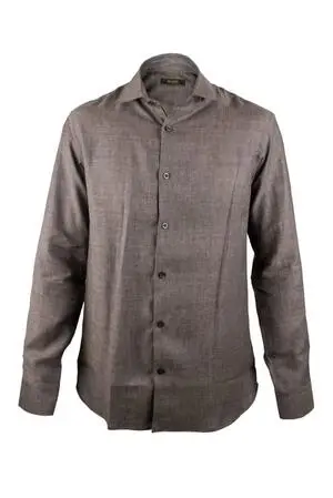 MOORER Shirt - Brown