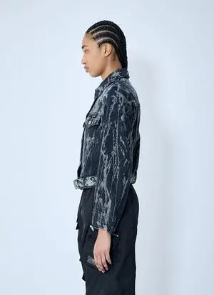 GANNI Heavy Denim Belted Jacket