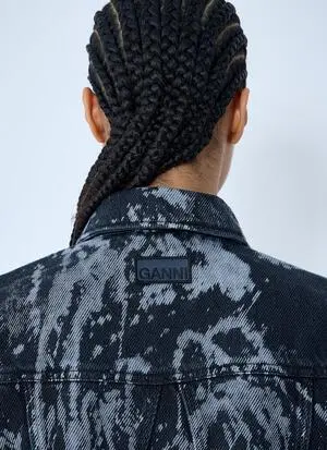 GANNI Heavy Denim Belted Jacket