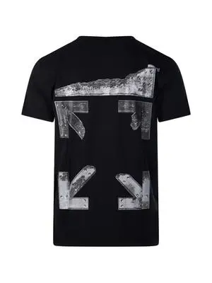 Off-White Metal Arrow Slim Fit Cotton T-shirt