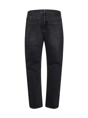 Saint Laurent Black Denim Mick Straight-leg Jeans