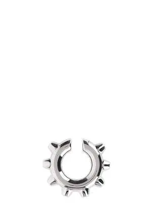 JIL SANDER Brass Earcuff '733 - Silver