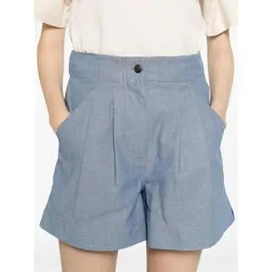 Moncler Pleated Shorts - Blue