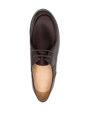 Paraboot Derby Michael In Pelle Liscia - Brown