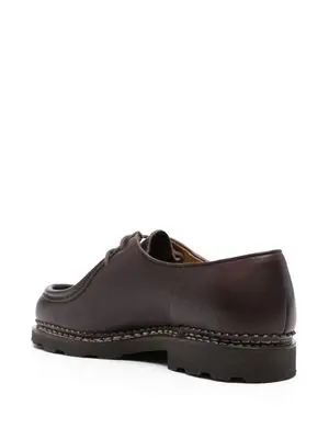 Paraboot Derby Michael In Pelle Liscia - Brown