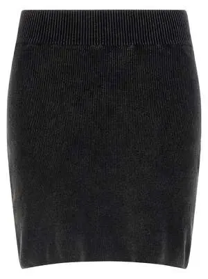 Alexander Wang Chenille Miniskirt - Black