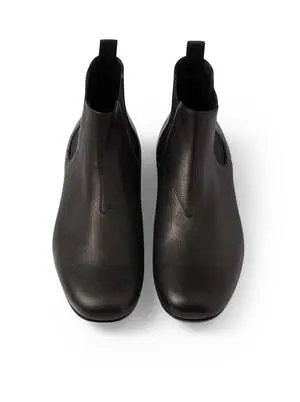 Prada Leather Chelsea Boots - Black