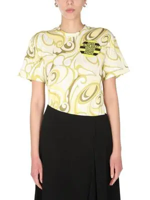 Raf Simons Crew Neck T-shirt - Yellow