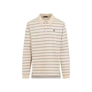 Prada Striped Piqué Polo - Multicolor