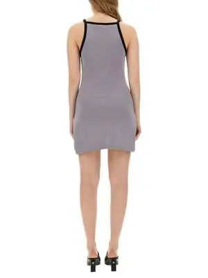 COURREGES Logo Dress - Gray