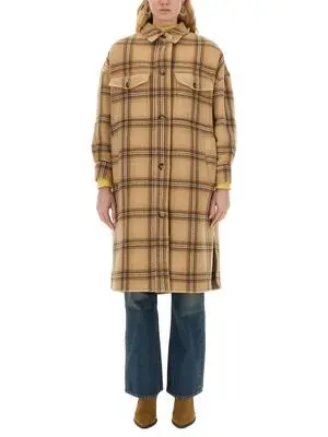 Isabel Marant Étoile Coat Fontizia - Cream