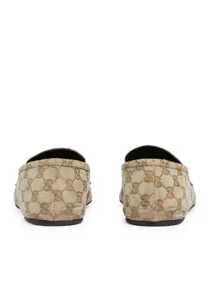 Gucci Lived-effect Moccasin With Horse Clip