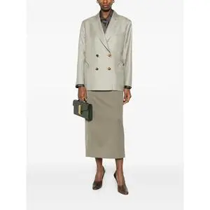 BLAZÉ MILANO Grey Jackets Fitted Jackets