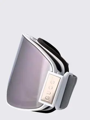 Gucci Acetate Ski Goggles With Engraved Logo And Adjustable Strap