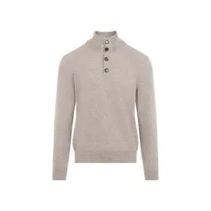 Brioni Half-button Up Sweater - Multicolor