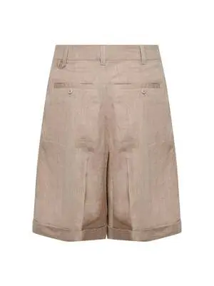 Jacquemus Beige The Pastro Bermuda Shorts With Pleats