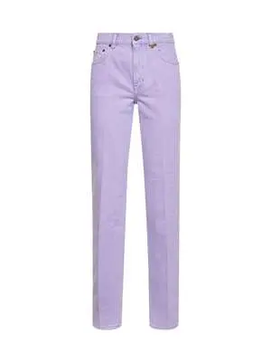 Chloé Lavender Fog Denim Straight Jeans - Multicolor