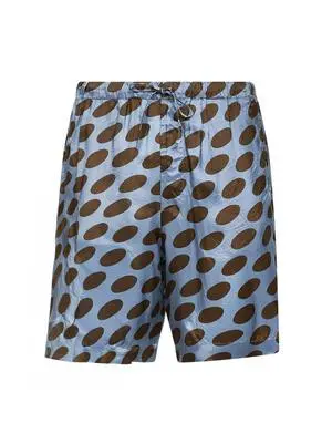 Dries Van Noten DRIES VAN NOTEN Ellipses-Printed Shorts Multicolor