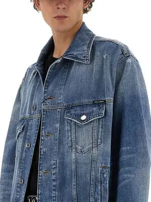 Dolce & Gabbana Cotton Denim Trucker Jacket