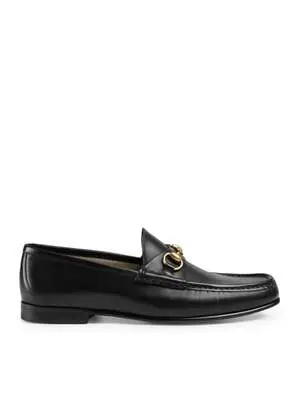 Gucci Loafers With Horse Detail - Black