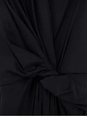 Balenciaga Stretch Fabric Asymmetrical Dress - Black