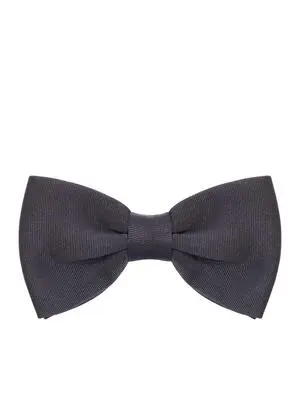 Tagliatore Gros-grain Bow Tie - Blue