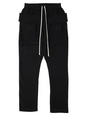 Rick Owens Pantalone Cargo Creatch - Black