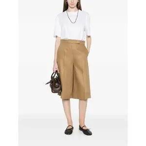 Max Mara Tailored Shorts - Cream