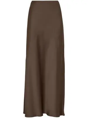 Brunello Cucinelli Silk Long Skirt - Multicolor