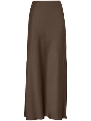 Brunello Cucinelli Silk Long Skirt - Multicolor