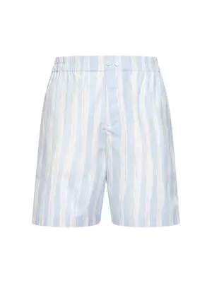 Jacquemus Striped Gouache-printed The Caleçon Boxer Shorts - Multicolor