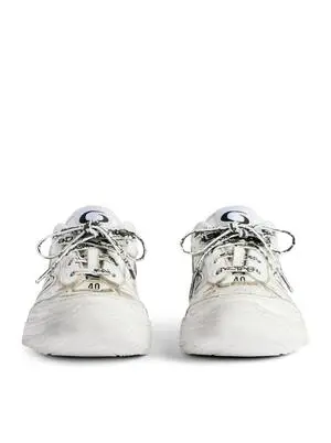 Balenciaga Hamptons Medium Worn-out Sneaker - Multicolor