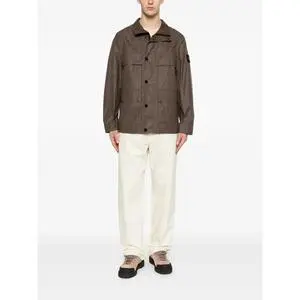 Stone Island Jackets Shirt Jackets - Brown