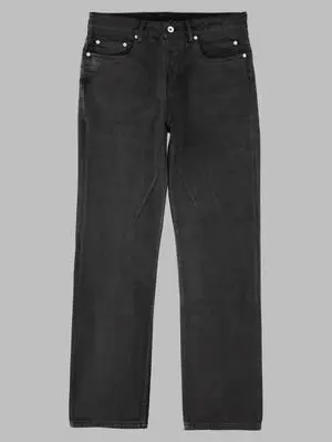 Rick Owens Jeans Fog Cut - Black