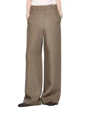 Giorgio Armani Tailored Linen Trousers