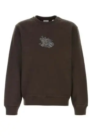 Burberry Cotton Blend Sweatshirt - Brown