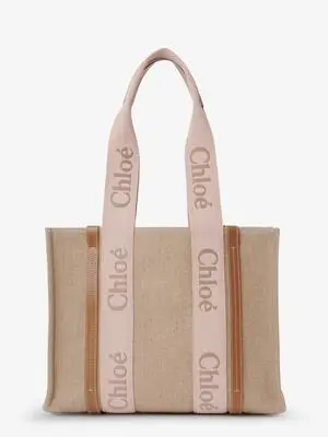 Chloé Linen Shoulder Bag - Multicolor